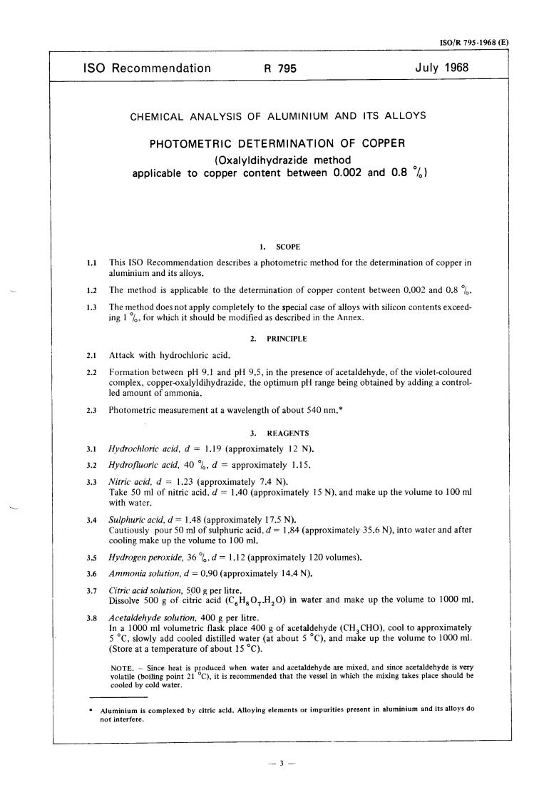ISO/R 795:1968 - Title missing - Legacy paper document