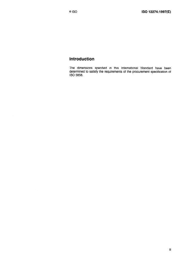 ISO 12274:1997 - Aerospace — Nuts, anchor, self-locking, floating, self-aligning, single lug, with