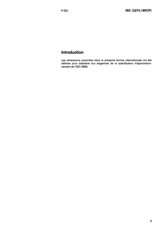 ISO 12274:1997 - Aerospace — Nuts, anchor, self-locking, floating, self-aligning, single lug, with