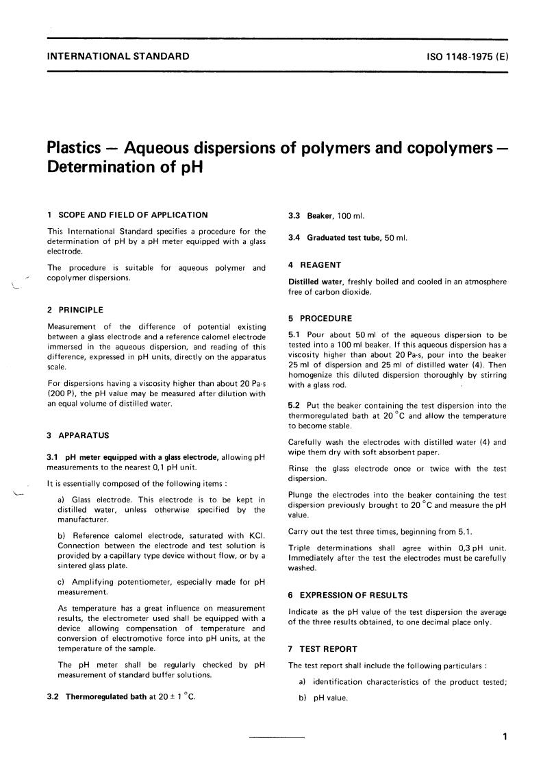ISO 1148:1975 - Title missing - Legacy paper document