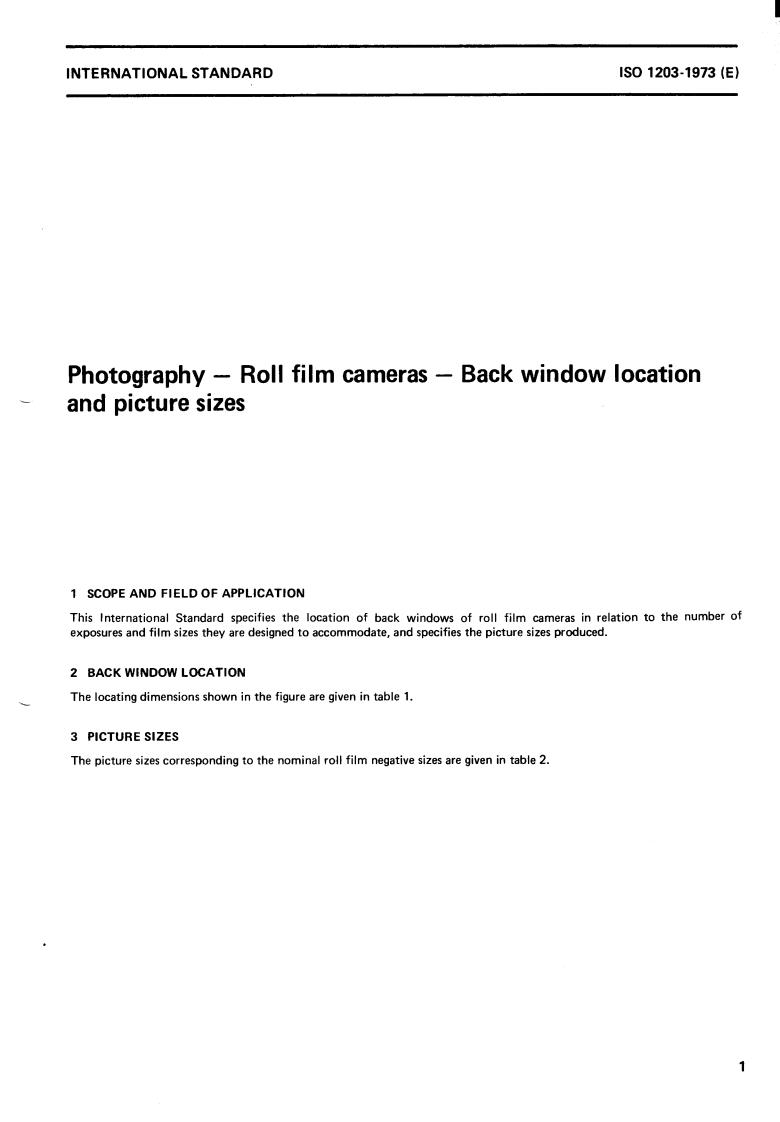 ISO 1203:1973 - Title missing - Legacy paper document