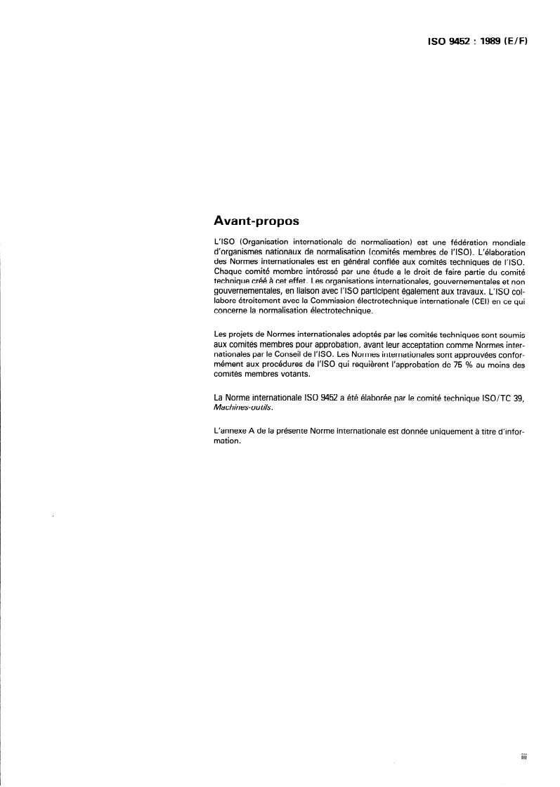 ISO 9452:1989 - Woodworking machines — Crosswise veneer splicing machines — Nomenclature