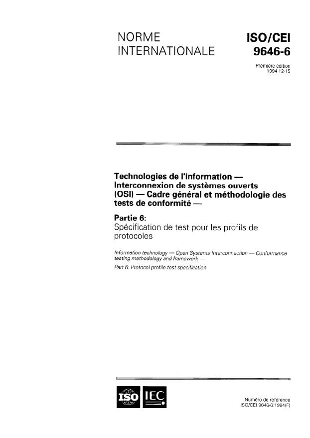 ISO/IEC 9646-6:1994 - Information technology — Open Systems ...