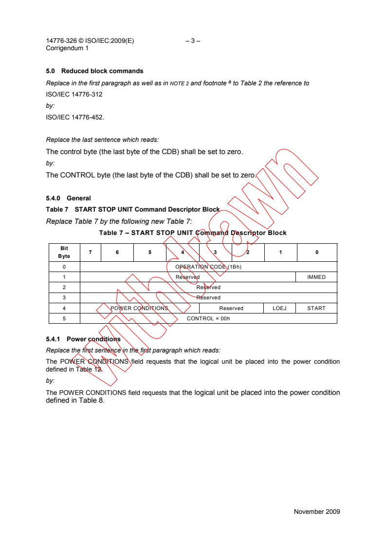 ISO/IEC 14776-326:2002/COR1:2009 - Corrigendum 1 - Information technology - Small computer system