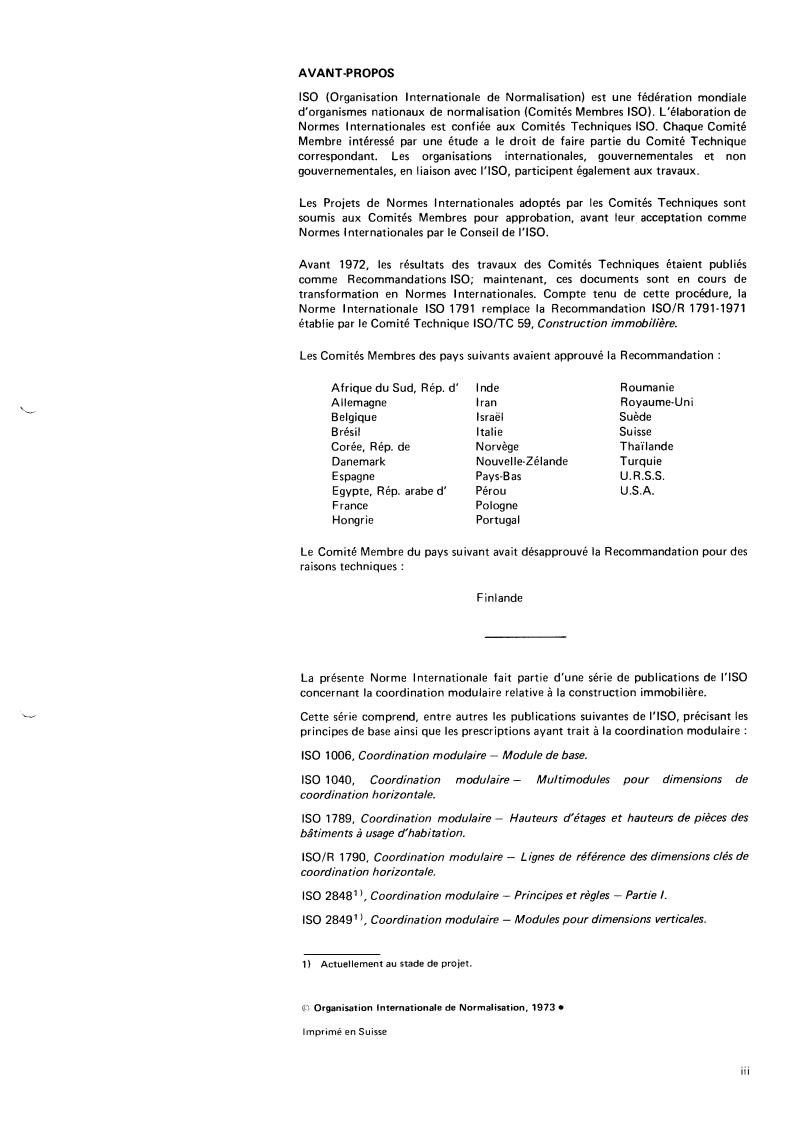 ISO 1791:1973 - Title missing - Legacy paper document