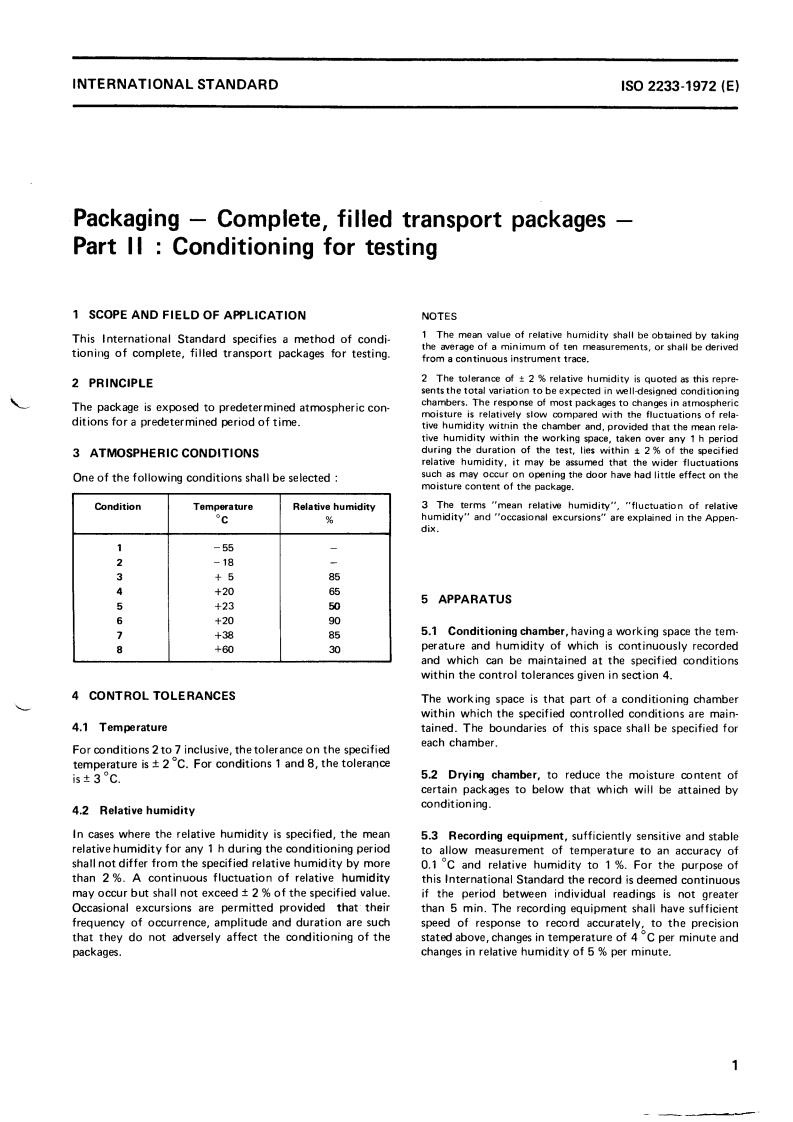 ISO 2233:1972 - Title missing - Legacy paper document
