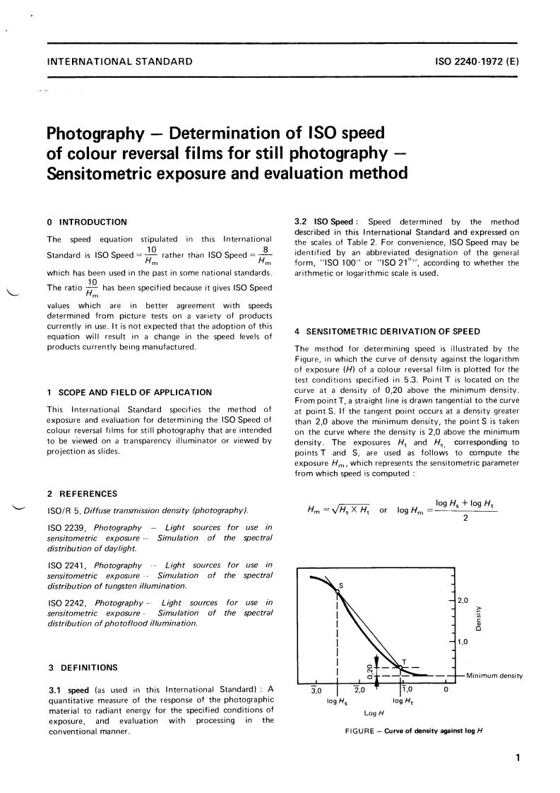 ISO 2240:1972 - Title missing - Legacy paper document