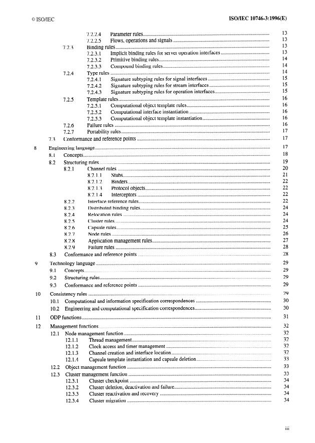 ISO/IEC 10746-3:1996 - Information technology — Open Distributed Processing — Reference Model: