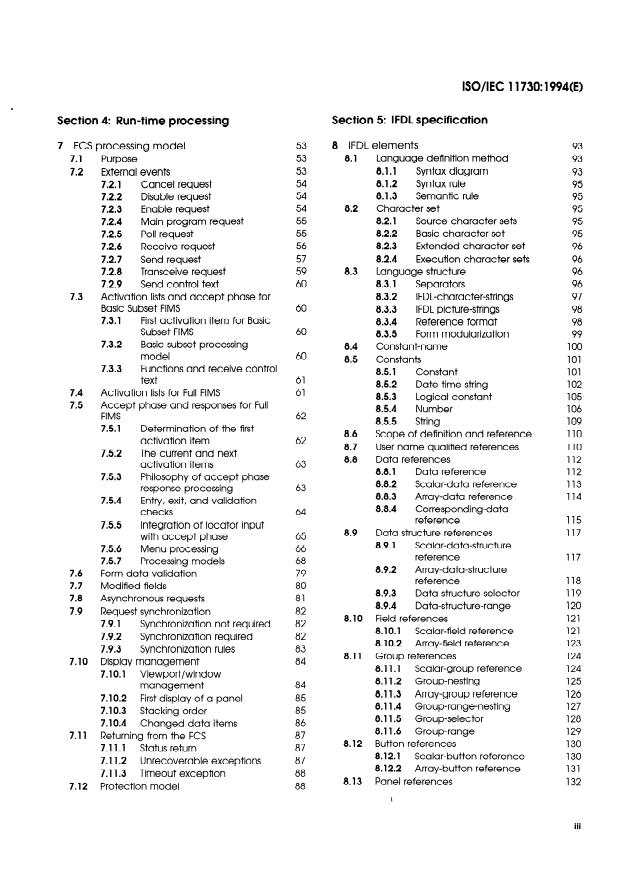 ISO/IEC 11730:1994 - Information technology — Programming languages — Form Interface Management