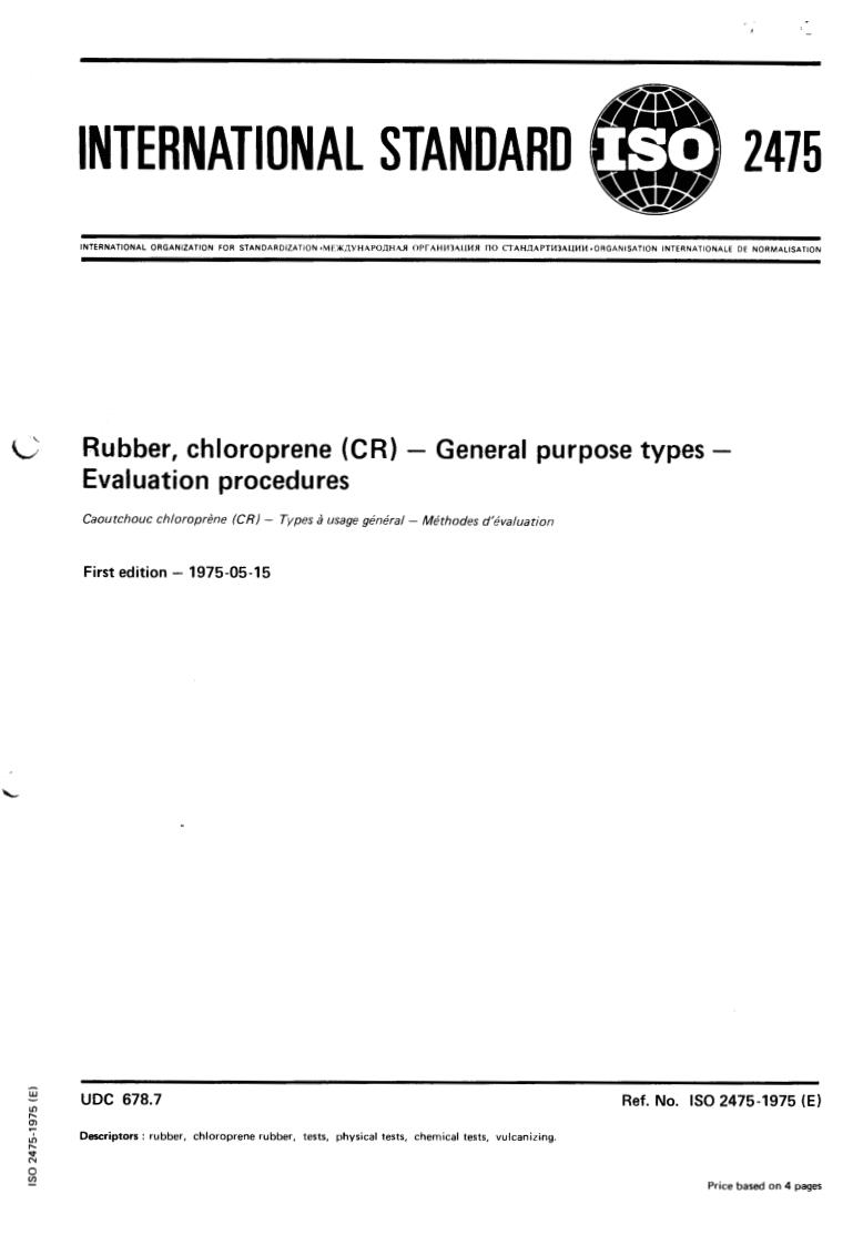 ISO 2475:1975 - Title missing - Legacy paper document