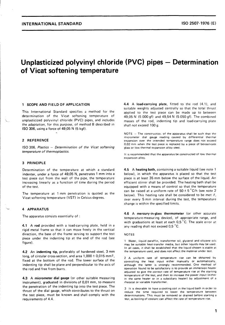 ISO 2507:1976 - Title missing - Legacy paper document