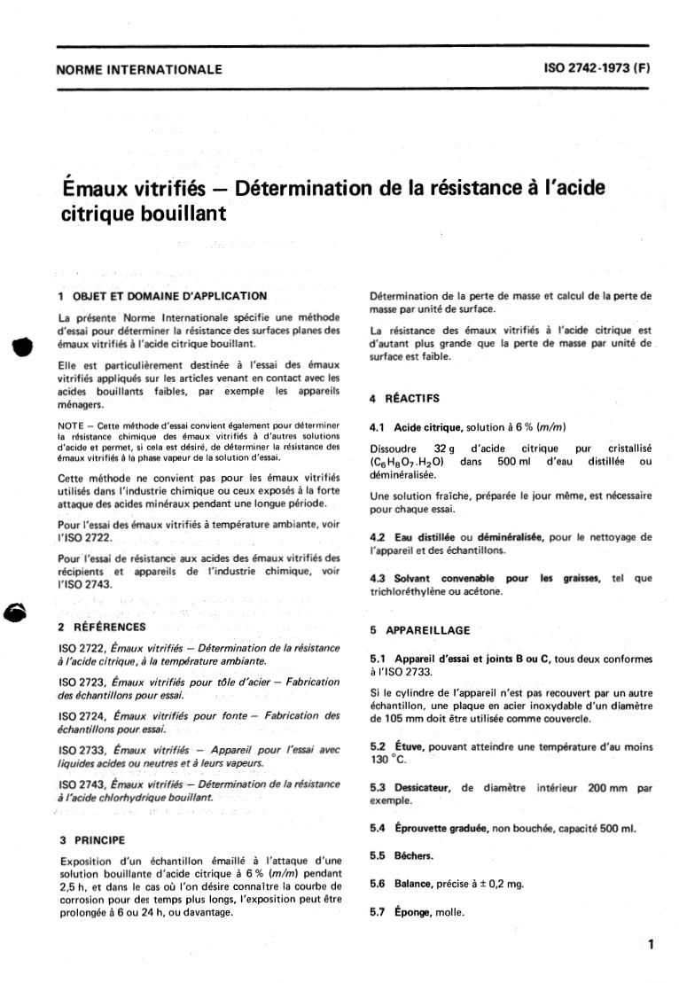 ISO 2742:1973 - Title missing - Legacy paper document