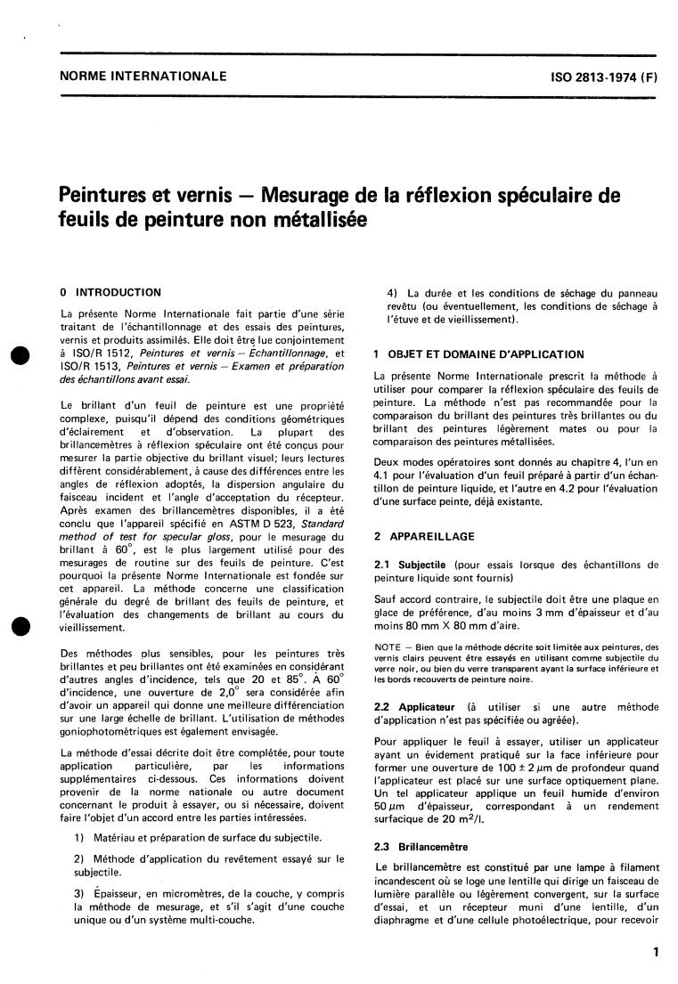 ISO 2813:1974 - Title missing - Legacy paper document