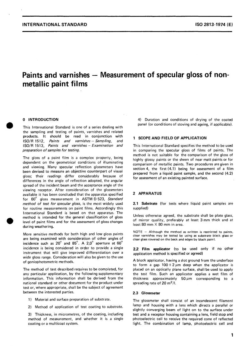 ISO 2813:1974 - Title missing - Legacy paper document