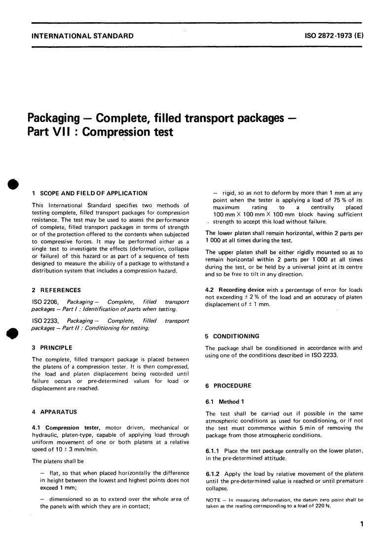 ISO 2872:1973 - Title missing - Legacy paper document