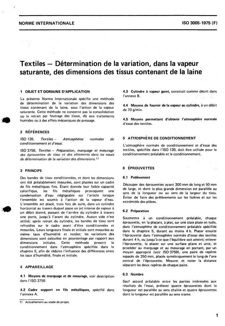 ISO 3005:1975 - Title missing - Legacy paper document