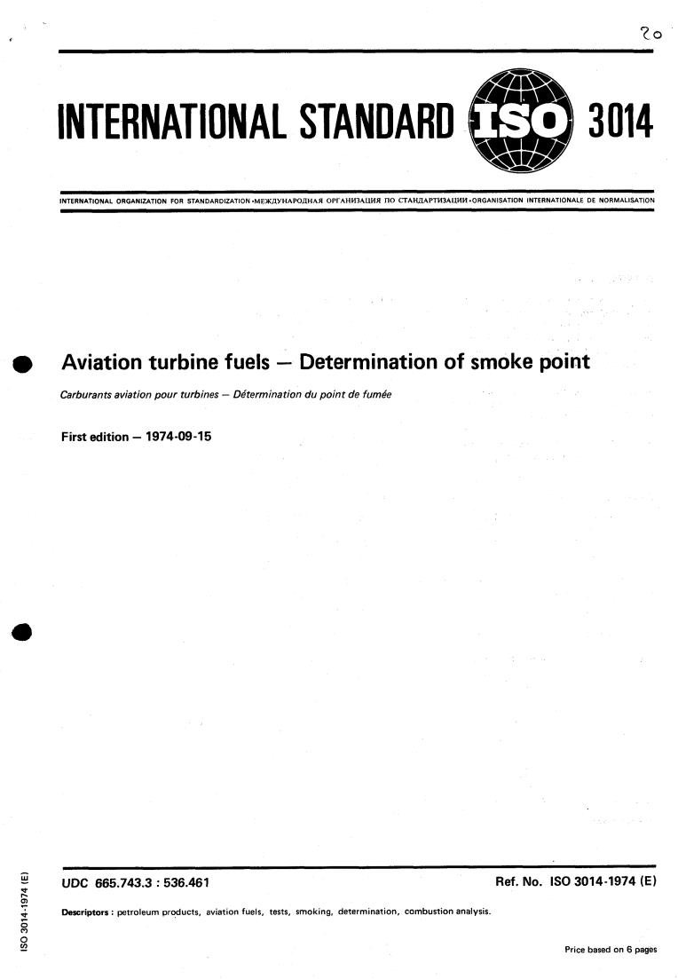 ISO 3014:1974 - Title missing - Legacy paper document