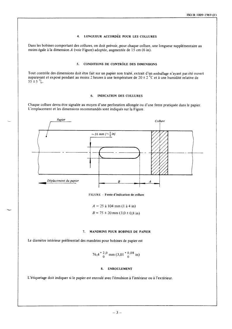 ISO/R 1009:1969 - Title missing - Legacy paper document