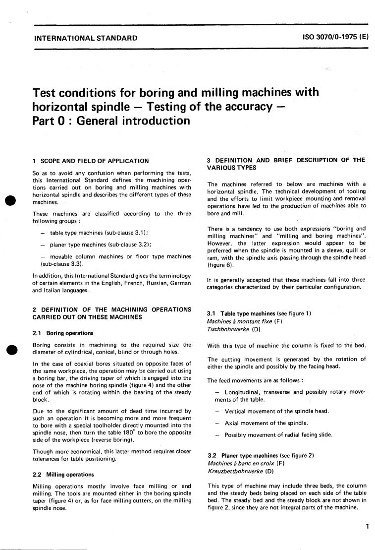 ISO 3070-0:1975 - Title missing - Legacy paper document