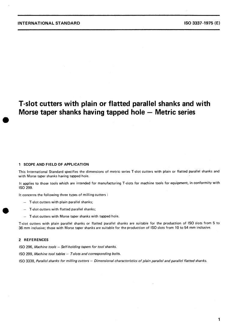 ISO 3337:1975 - Title missing - Legacy paper document