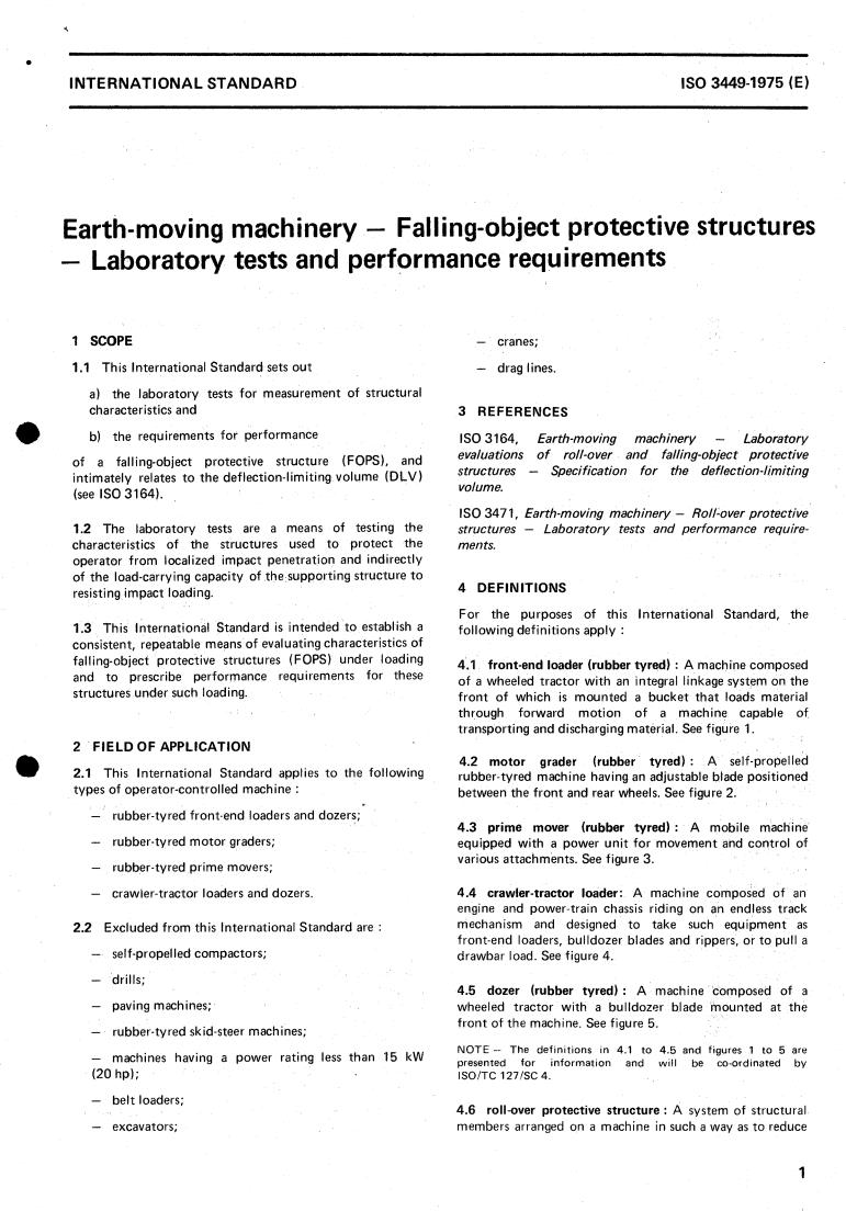 ISO 3449:1975 - Title missing - Legacy paper document