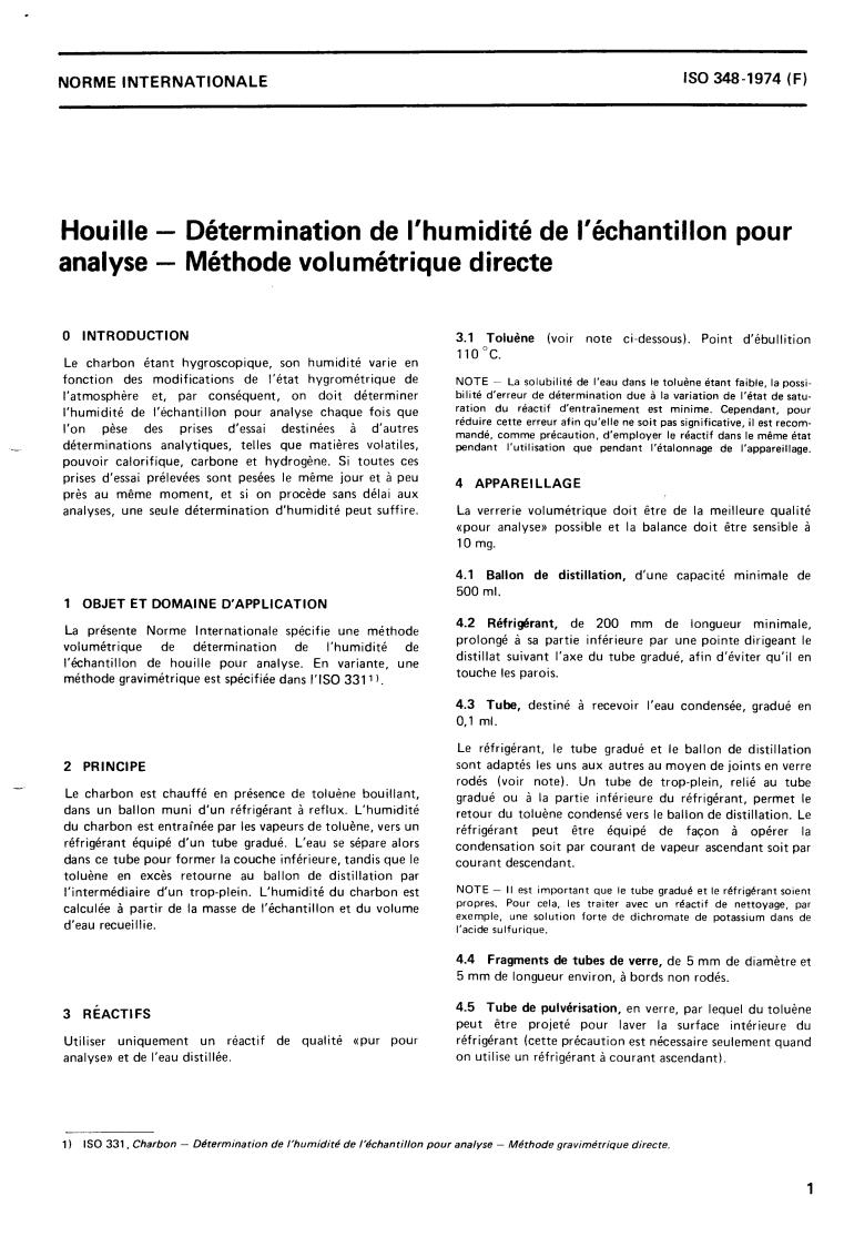 ISO 348:1974 - Title missing - Legacy paper document