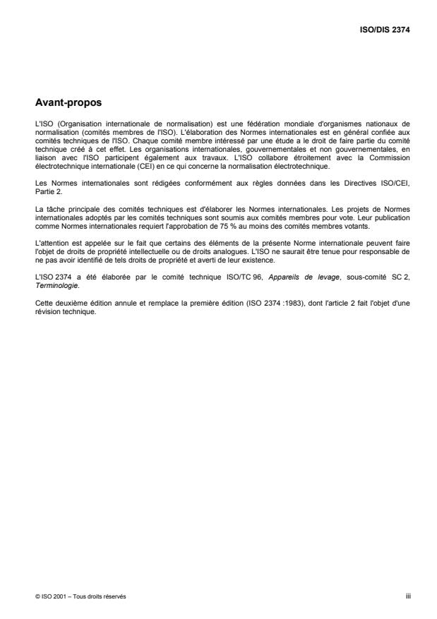 ISO/DIS 2374 - Cranes -- Range of maximum capacities for basic models