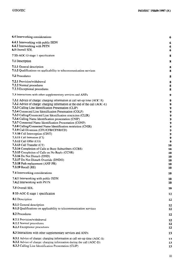 ISO/IEC 15049:1997 - Information technology — Telecommunications and information exchange between