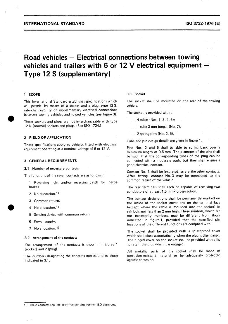 ISO 3732:1976 - Title missing - Legacy paper document