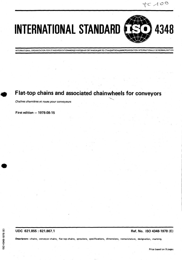 ISO 4348:1978 - Title missing - Legacy paper document