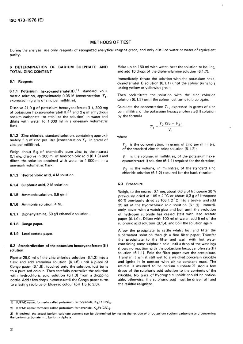 ISO 473:1976 - Title missing - Legacy paper document