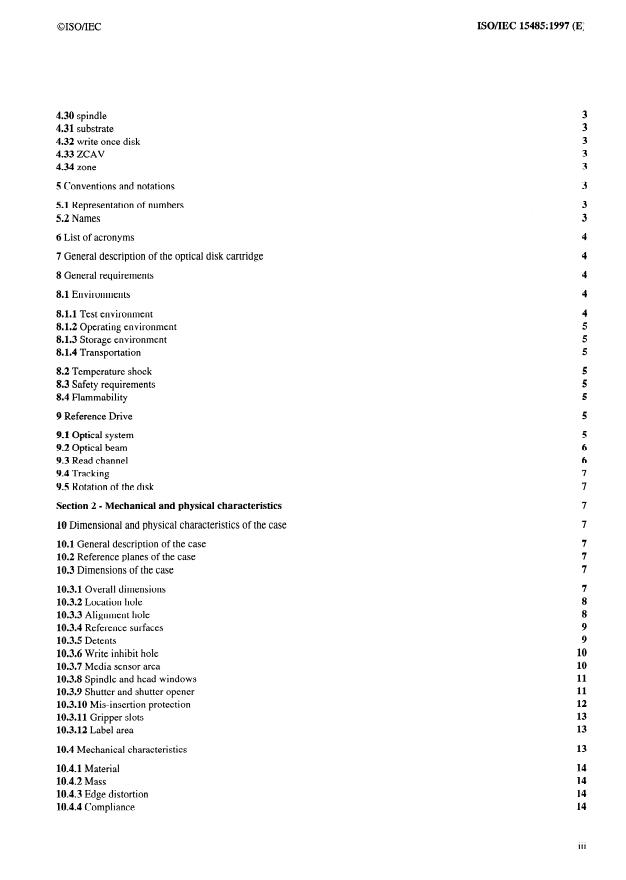 ISO/IEC 15485:1997 - Information technology — Data interchange on 120 mm optical disk cartridges
