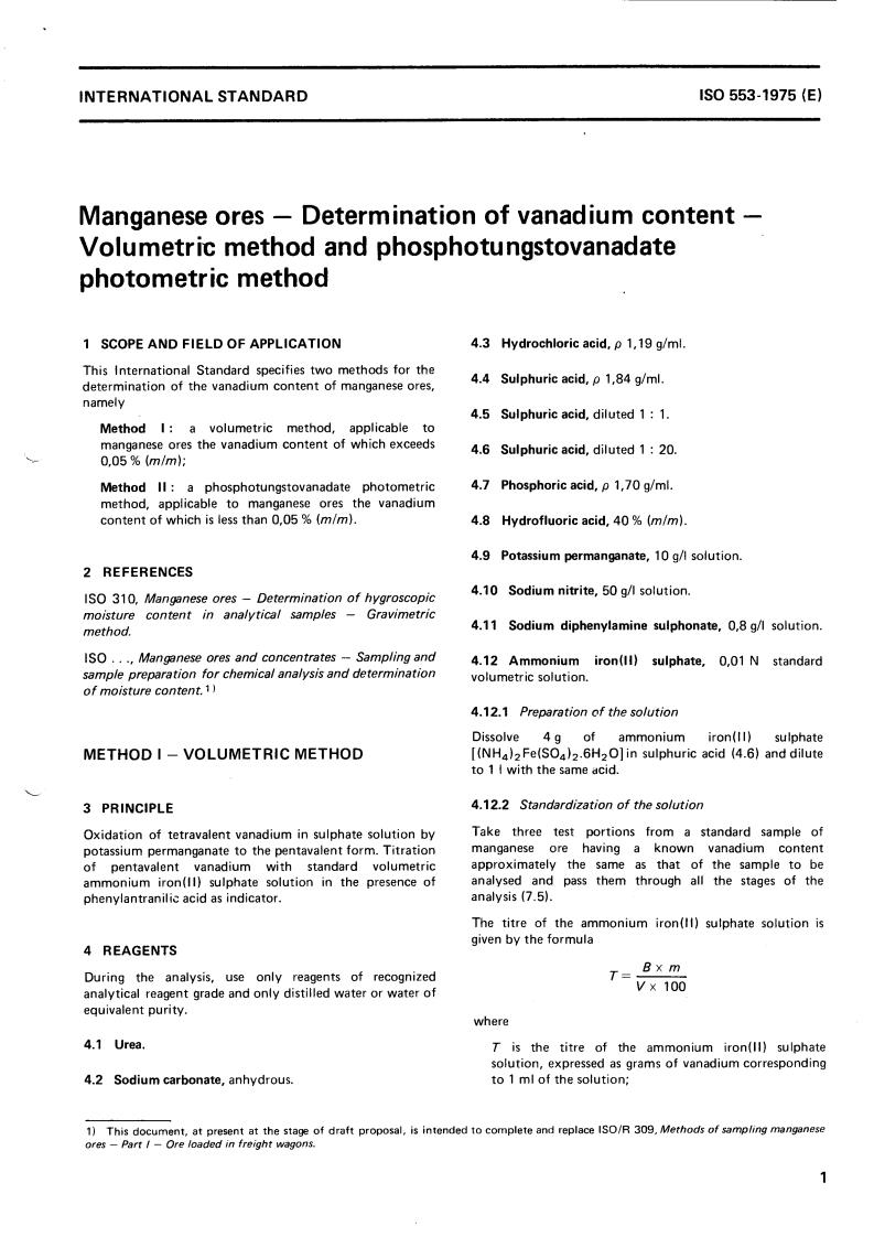 ISO 553:1975 - Title missing - Legacy paper document