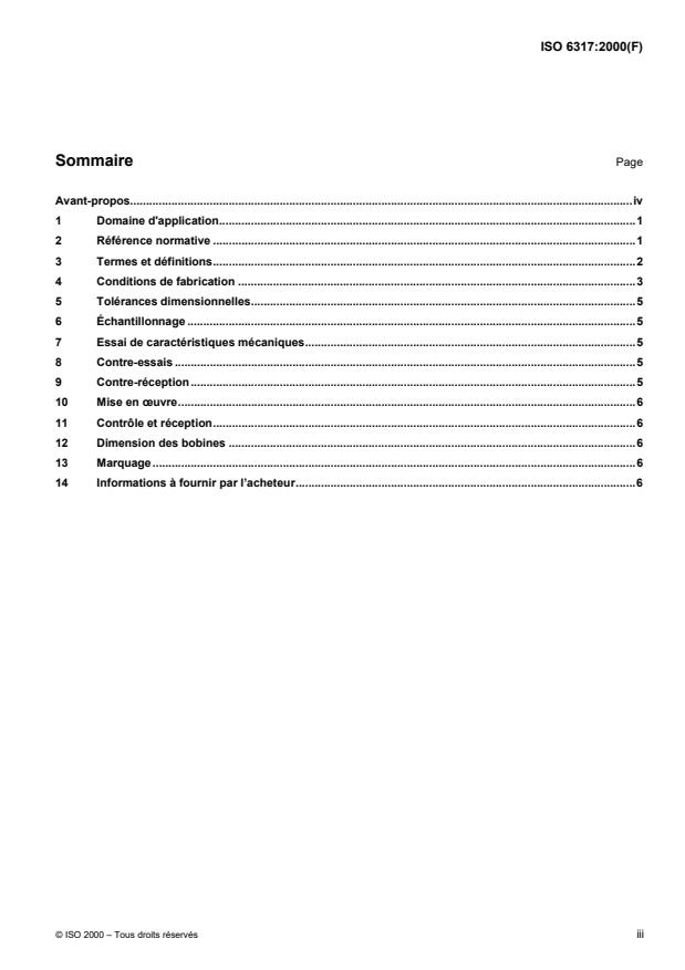ISO 6317:2000 - Hot-rolled carbon steel strip of commercial and drawing qualities