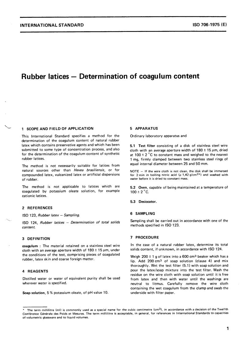 ISO 706:1975 - Title missing - Legacy paper document