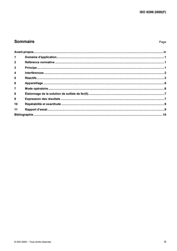 ISO 8298:2000 - Nuclear fuel technology — Determination of milligram amounts of plutonium in nitric