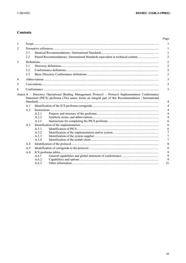 ISO/IEC 13248-3:1998 - Information technology — Open Systems Interconnection — The Directory: