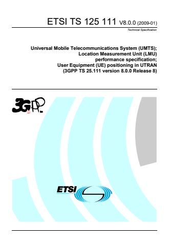 ETSI TS 125 111 V8.0.0 (2009-01) - Universal Mobile Telecommunications ...