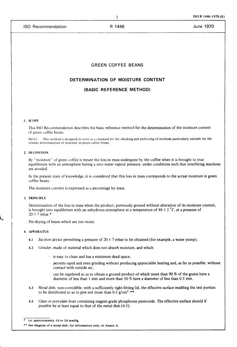 ISO/R 1446:1970 - Title missing - Legacy paper document