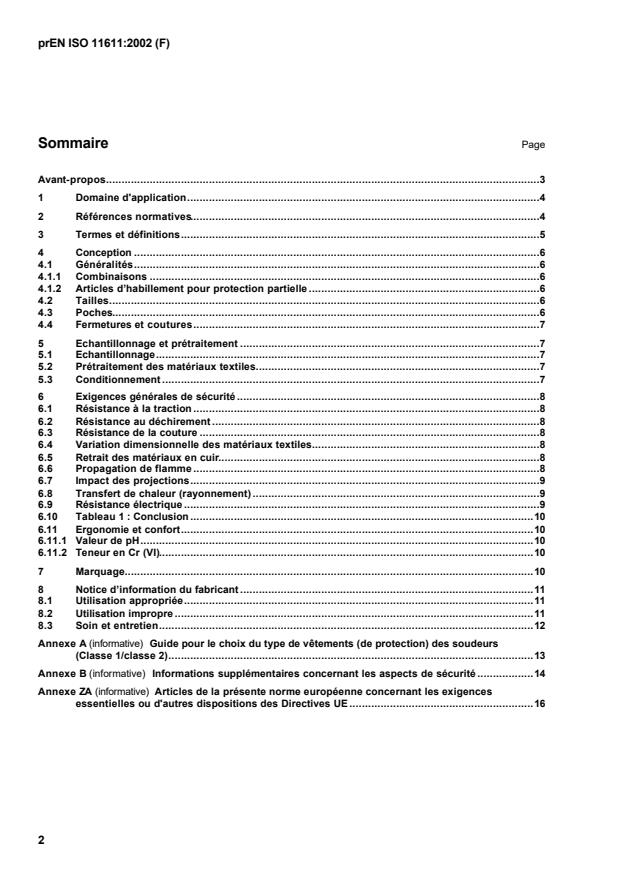 ISO/DIS 11611.2 - Protective clothing for use in welding and allied ...