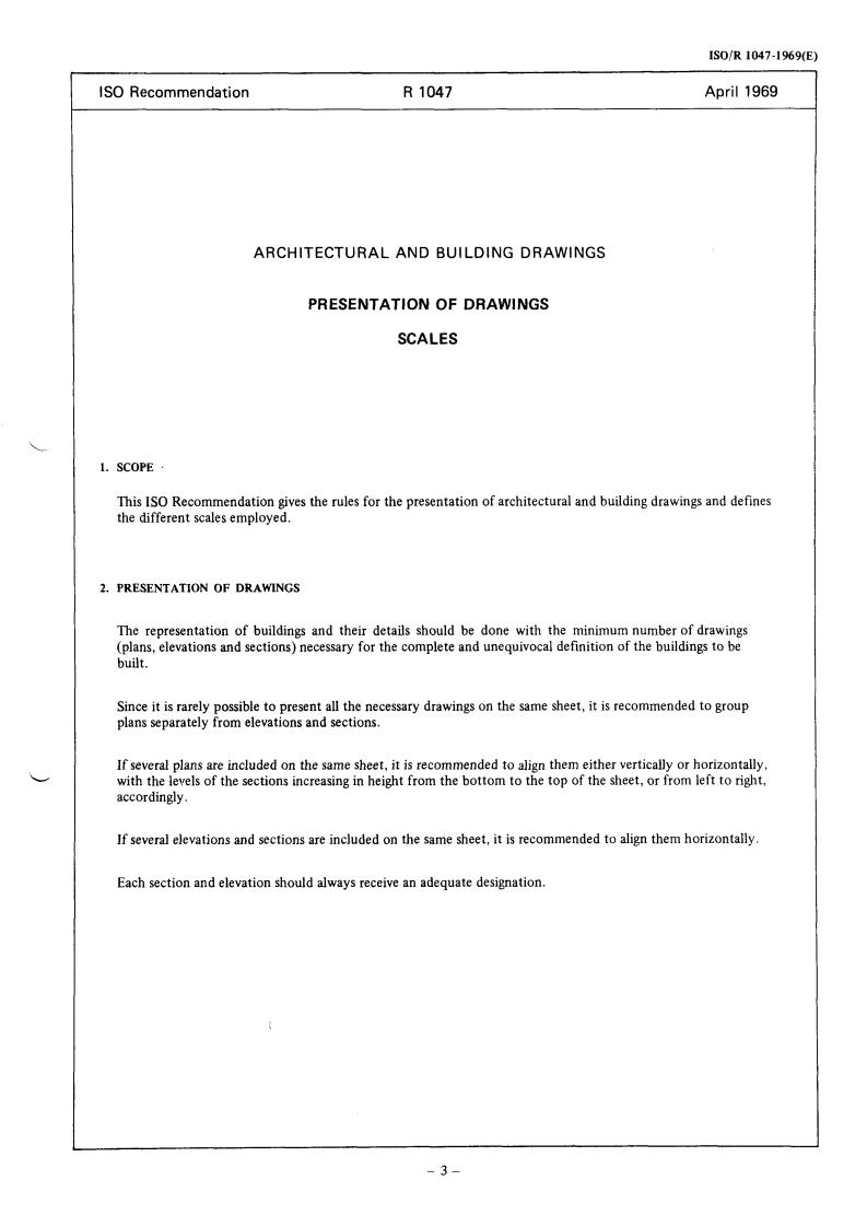 ISO/R 1047:1969 - Title missing - Legacy paper document