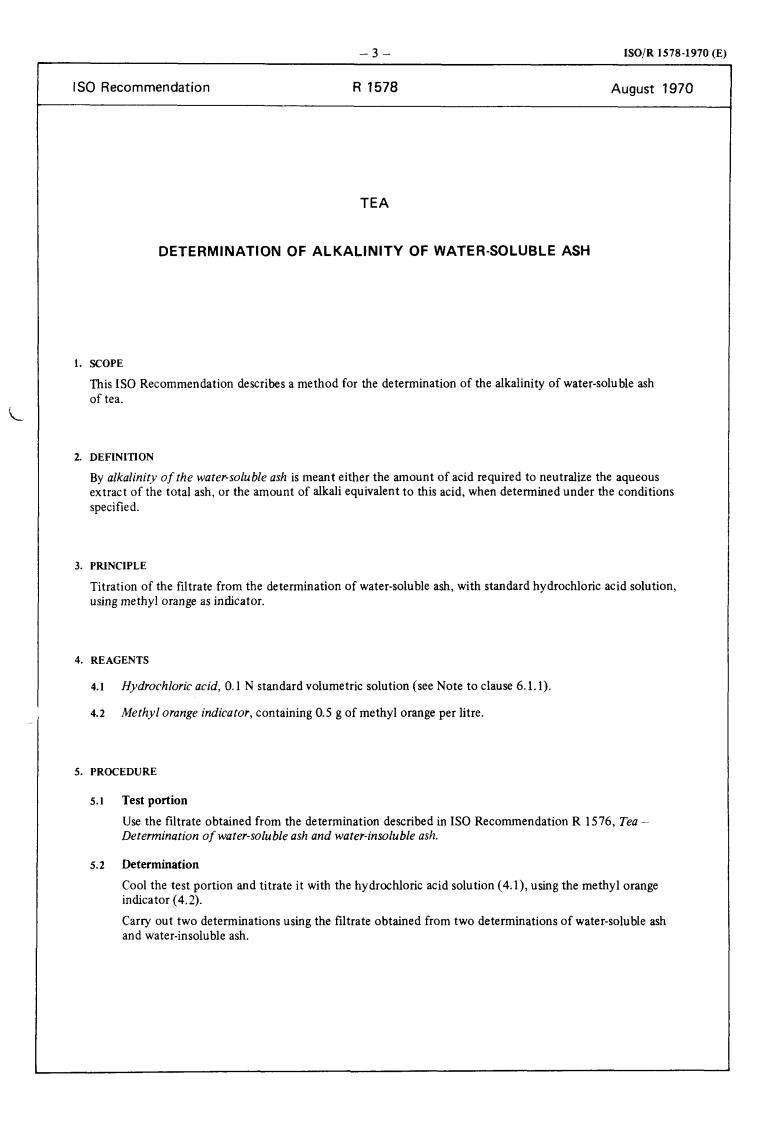 ISO/R 1578:1970 - Title missing - Legacy paper document