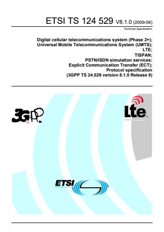 ETSI TS 124 529 V8.1.0 (2009-06) - Digital cellular telecommunications ...