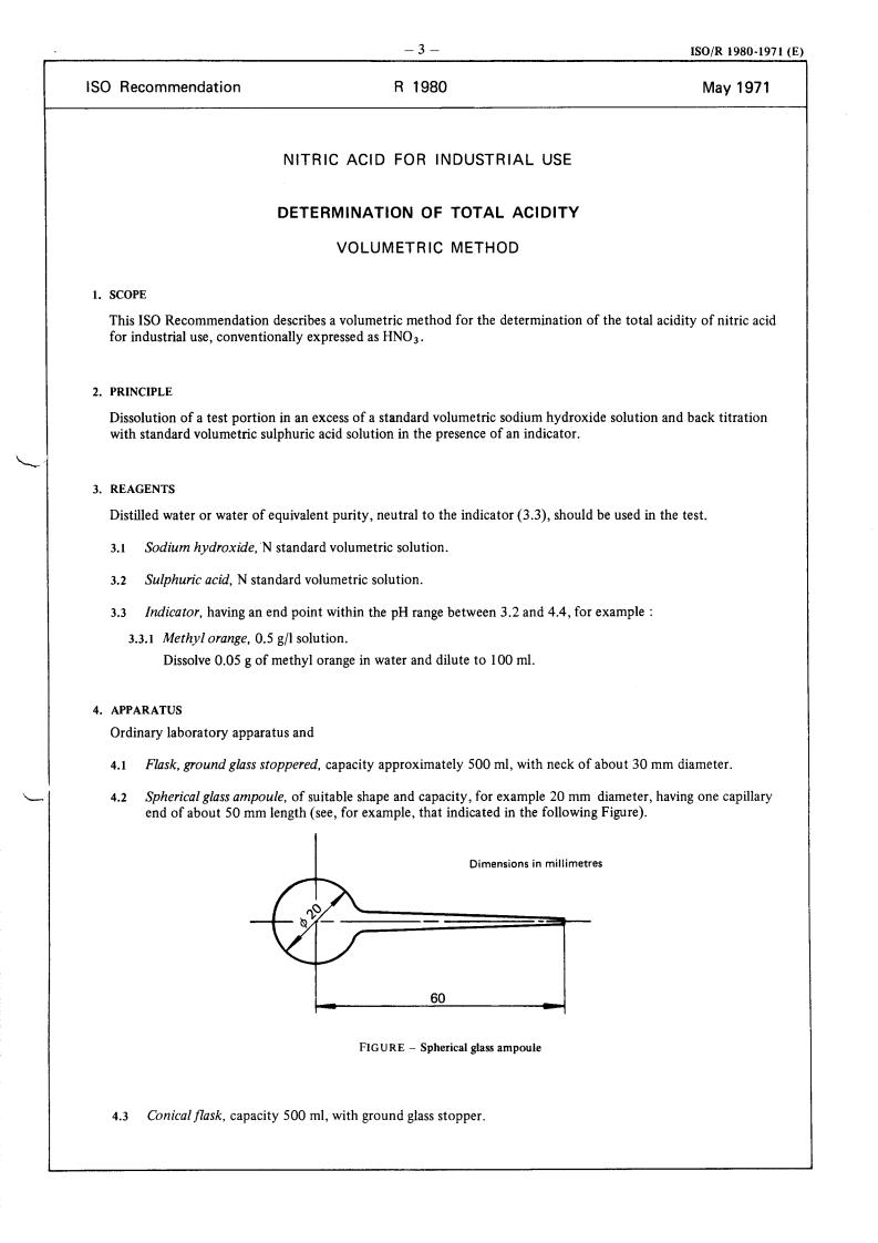 ISO/R 1980:1971 - Title missing - Legacy paper document