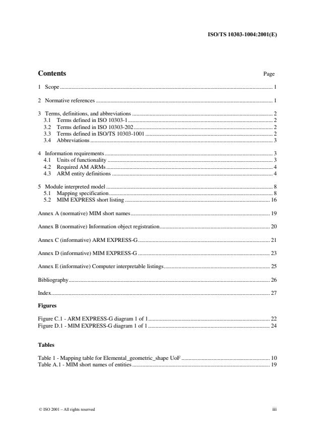 ISO/TS 10303-1004:2001 - Industrial automation systems and integration ...