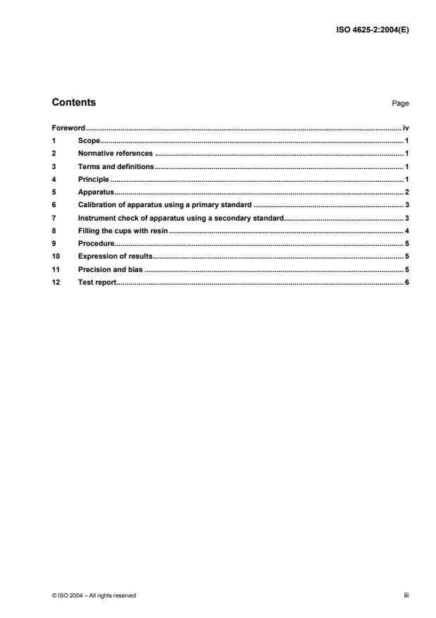 ISO 4625-2:2004 - Binders for paints and varnishes — Determination of ...
