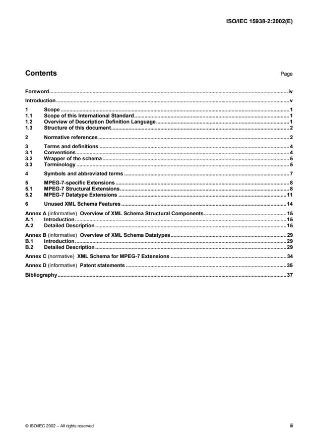 ISO/IEC 15938-2:2002 - Information technology — Multimedia content description interface — Part 2: