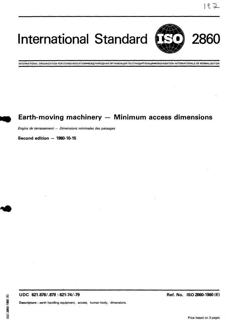 ISO 2860:1980 - Title missing - Legacy paper document
