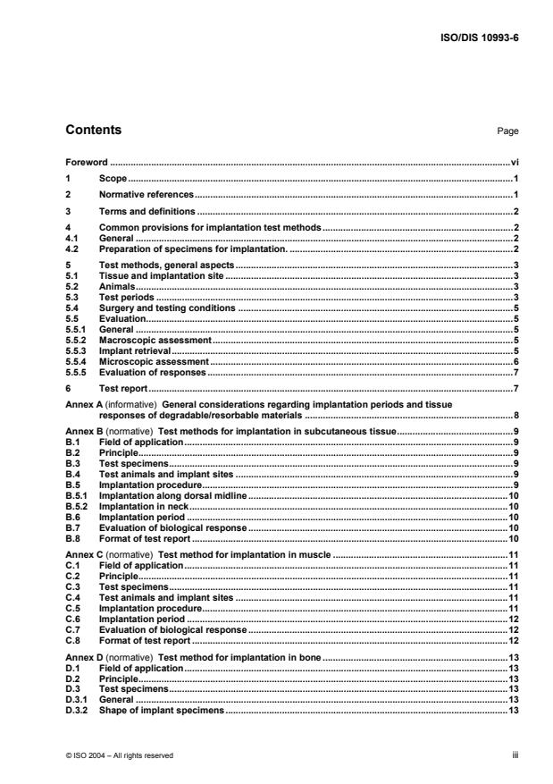ISO/DIS 10993-6 - Biological evaluation of medical devices