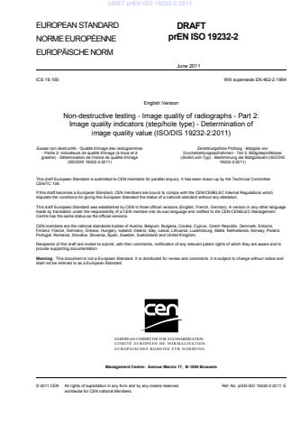 EN ISO 19232-2:2013 - Non-destructive testing - Image quality of ...